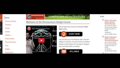 Permaculture Canvas Navigation Video - OSU MediaSpace