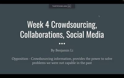 Final Project Video Debate Submission - Benjamin Li - OSU MediaSpace