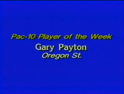 Gary Payton - Pac-10 Player of the Week highlights, March 2, 1988 ...