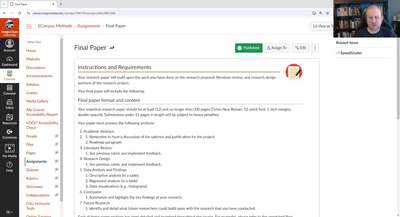 Research Design/Paper Update - OSU MediaSpace