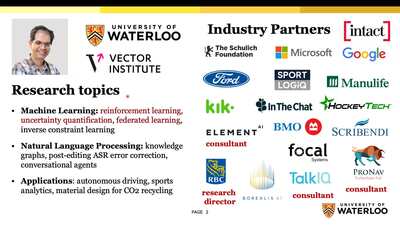 AI Seminar74: Pascal Poupart - OSU MediaSpace