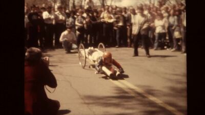 "Recycled Racers" rolling past the Kerr Library, April 10, 1975 - OSU ...