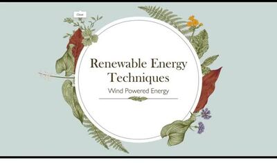 Renewable Energy Techniques: Wind Power (presented by Jasmine Ho) - OSU ...