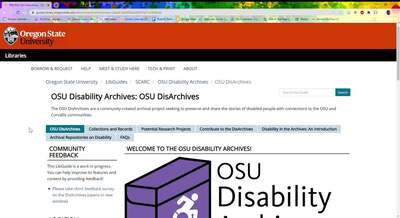 OSU Disability Archives LibGuide: A Quick Tour - OSU MediaSpace