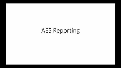AES Reporting Guidance - 2018 Nov 26 11:45:57 - OSU MediaSpace