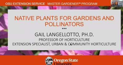 **Native Plants for Gardens and Pollinators - 2022 Fall Recertification ...