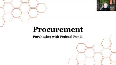 Purchasing with Federal Funds - Web - OSU MediaSpace