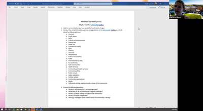 Example of Windshield and Walking Survey Assignment: H310 - OSU MediaSpace