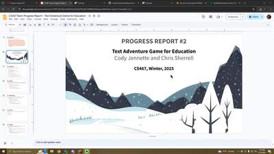 CS 467 Progress Report 2 - Cody Jennette & Chris Sherrell - OSU MediaSpace