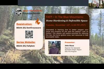 Fire Aware Fire Prepared in the Blue Mountains - OSU MediaSpace