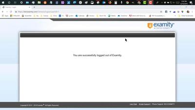 Examity Student Preliminary Assessment - Clemson University