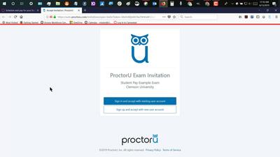 ProctorU Live Proctor exam accessibility assessment - Clemson University