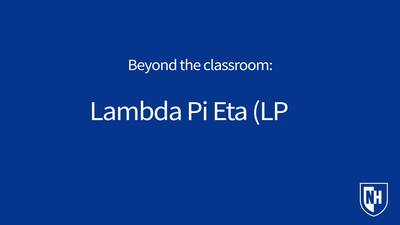 What is Lambda Pi Eta (LPE)? - UNH Media