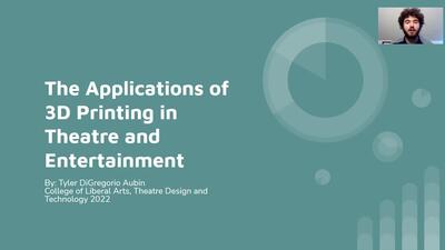 The Applications of 3D Printing in Theatre and Entertainment - UNH Media