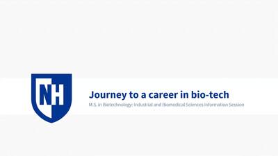 M.S. Biotechnology: Industrial and Biomedical Sciences Information ...