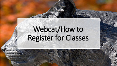 Webcat/How To Register - UNH Media