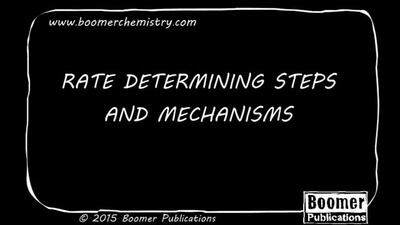 Rate determining steps and mechanisms - UNH Media