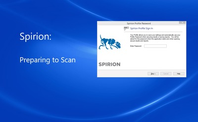 Spirion - Scan Prep - Video on Demand