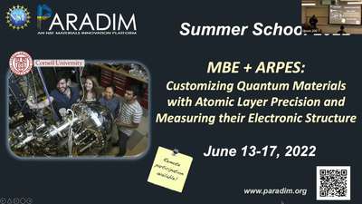 Summer School 2022 MBE & ARPES - Lecture 1 - Darrell Schlom - Video on ...