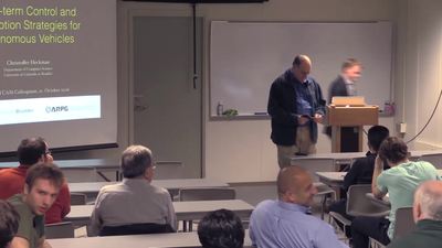 CAM Colloquium, 2016-10-21 - Chris Heckman: Long-term Perception and ...