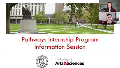 Pathways Internship Program Information Session - Video on Demand
