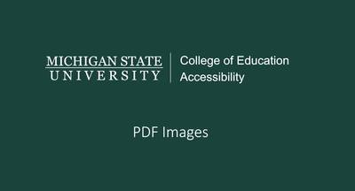 PDF Images Tutorial - MSU MediaSpace