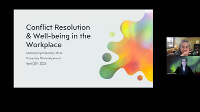 Supervisor Training Series Part II: Conflict Resolution and Wellbeing ...