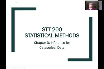 STT 200 Sampling Distributions for a Single Proportion 1 - MSU MediaSpace