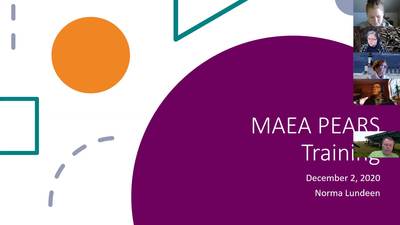 12.02.20 MAEA PEARS Training - MSU MediaSpace
