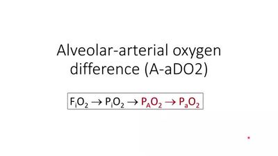 VM 520-Alveolar-arterial oxygen difference (AaDO2) (2021-22) - MSU ...