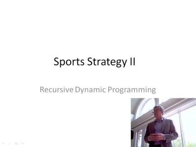 lecture 7 - recursive dynamic programming - MSU MediaSpace