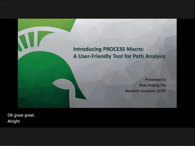 CSTAT Day - Introducing PROCESS Macro: A User-Friendly Tool for Path ...
