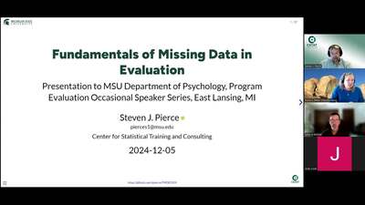 Fundamentals of Missing Data in Evaluation - MSU MediaSpace