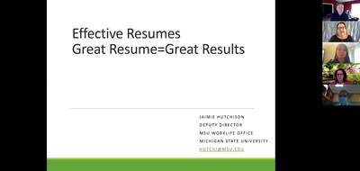 Resume Writing and HERC Career Resources - MSU MediaSpace