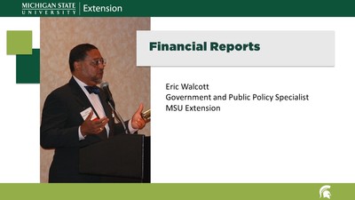 Financial Reports - MSU MediaSpace