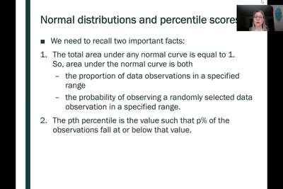 STT 200 Normal Distributions and Percentile Scores - MSU MediaSpace