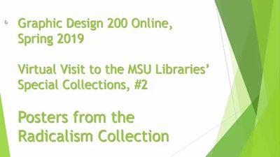 Graphic Design 200 (Online) Virtual Visit to Special Collections ...