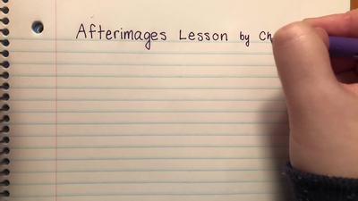 Afterimages Lesson and Activity - MSU MediaSpace