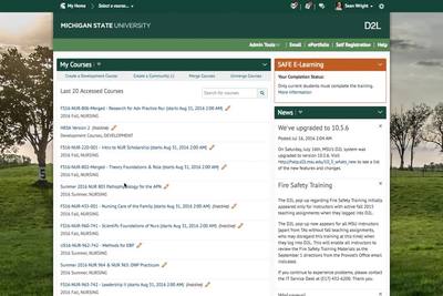 Setting a D2L Course to Active - MSU MediaSpace