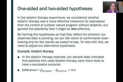 STT 200 Two-sided hypothesis tests - MSU MediaSpace