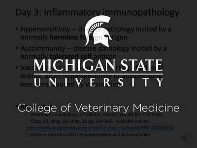 VM 531-Hypersensitive Autoimmunity Vaccine Reactions - MSU MediaSpace