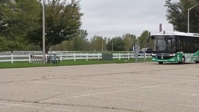 Autonomous Bus Parking Lot Video 2 - MSU MediaSpace