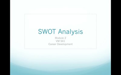 SWOT Analysis-Module 2-Harris - MSU MediaSpace