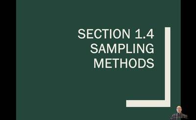 SamplingMethods - MSU MediaSpace