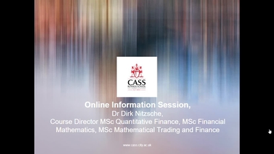 MSc Quantitative Finance, MSc Financial Mathematics, MSc Mathematical ...