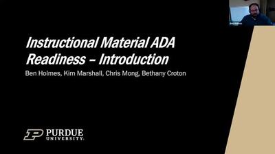 November 5, 2025: Instructional Material ADA Readiness – Introduction ...