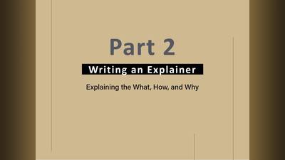 ENGL 603_Mod03.2_Writing an Explainer - MediaSpace